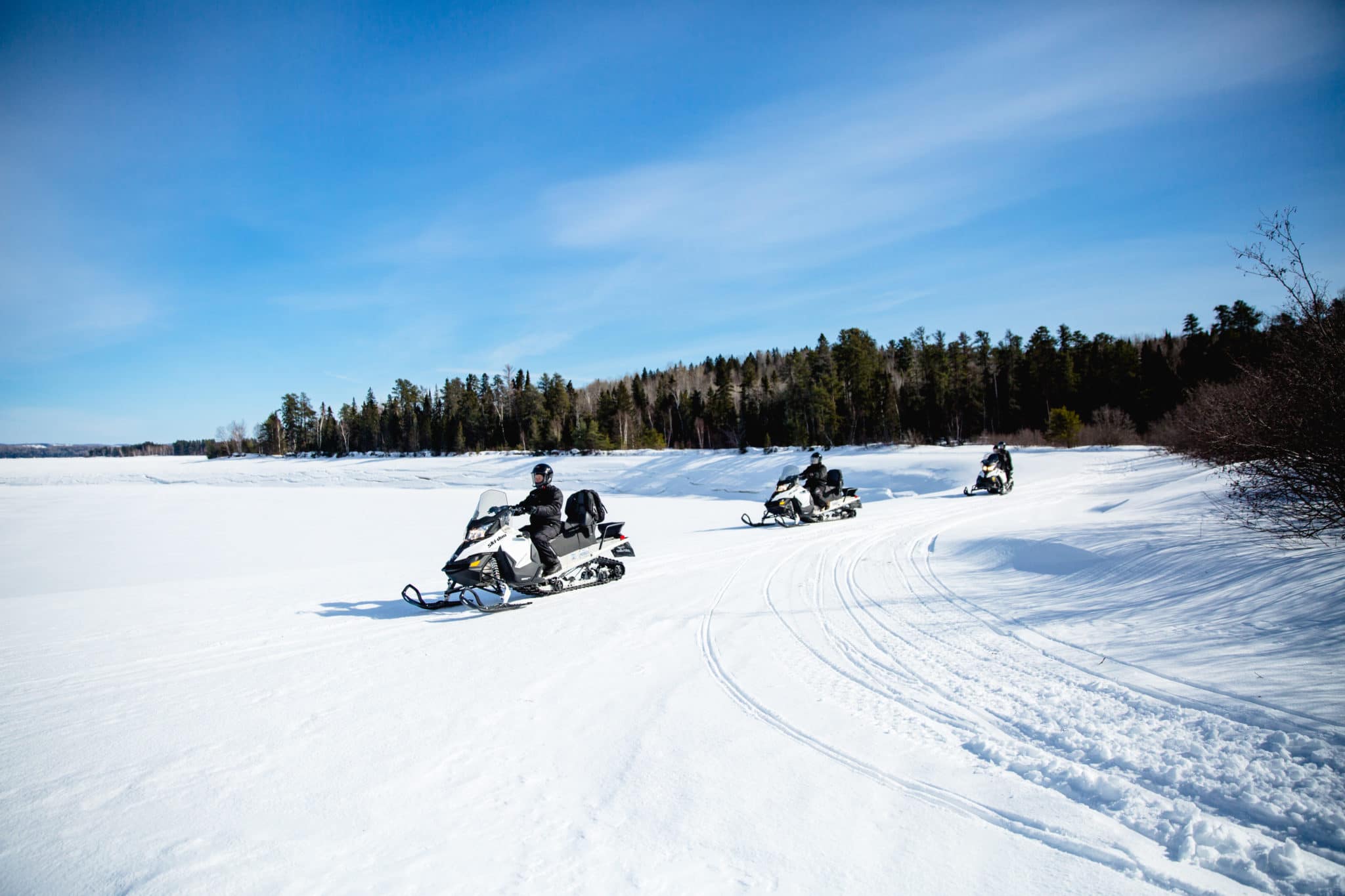 Raid motoneige au Canada - Raid piste du Loup
